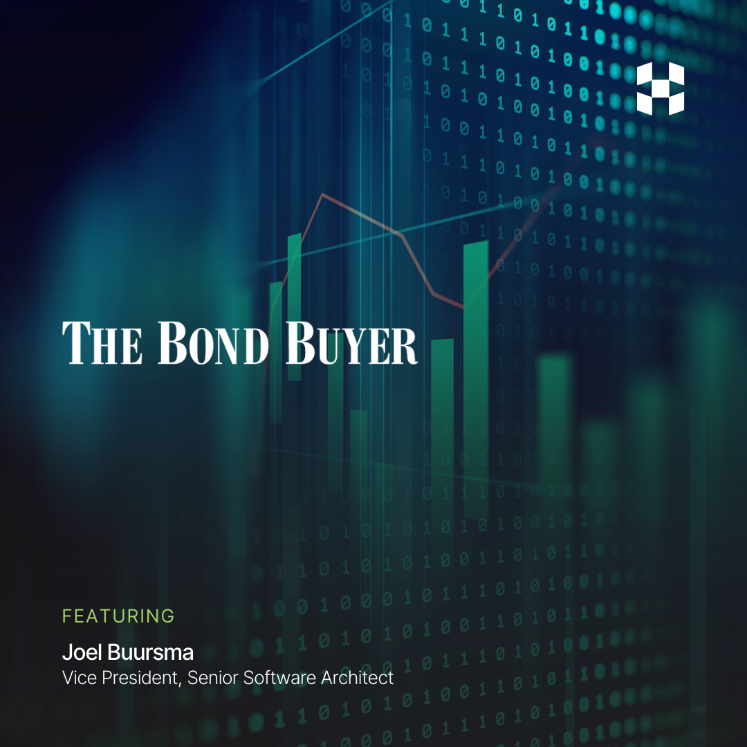 Investortools' Joel Buursma Featured in The Bond Buyer | Investortools