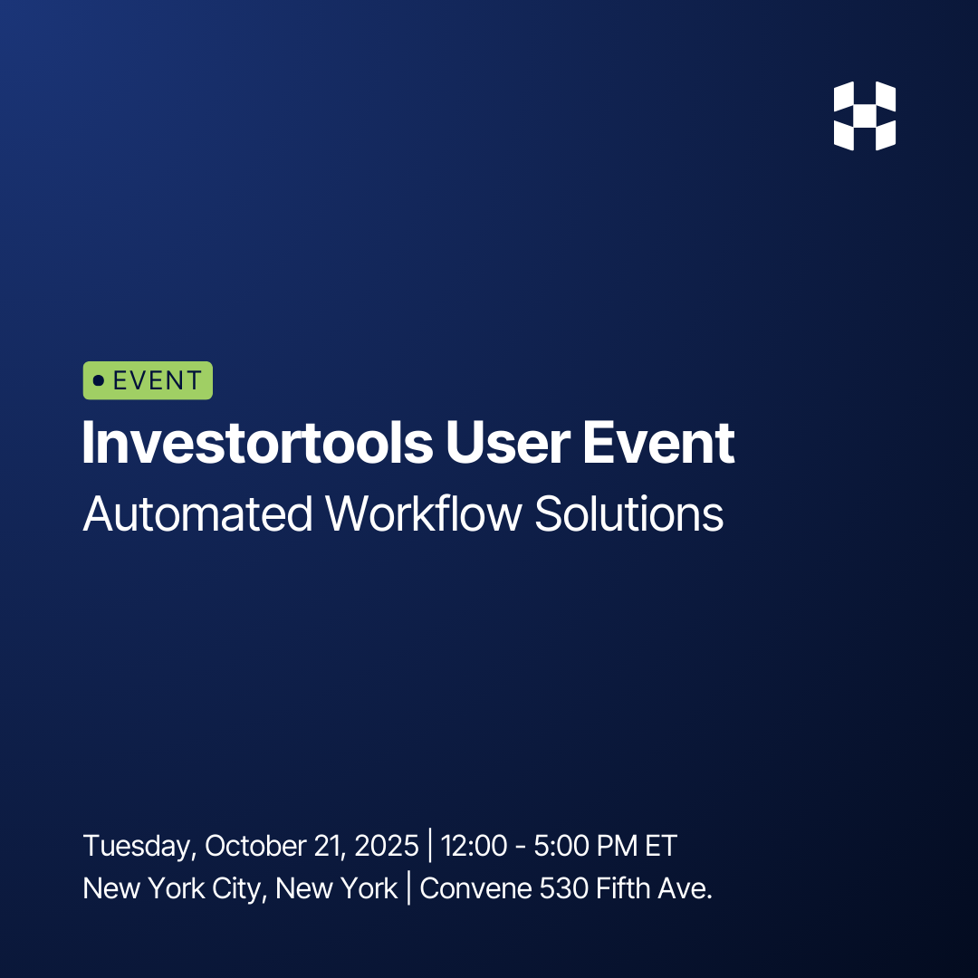 Investortools User Event 2025